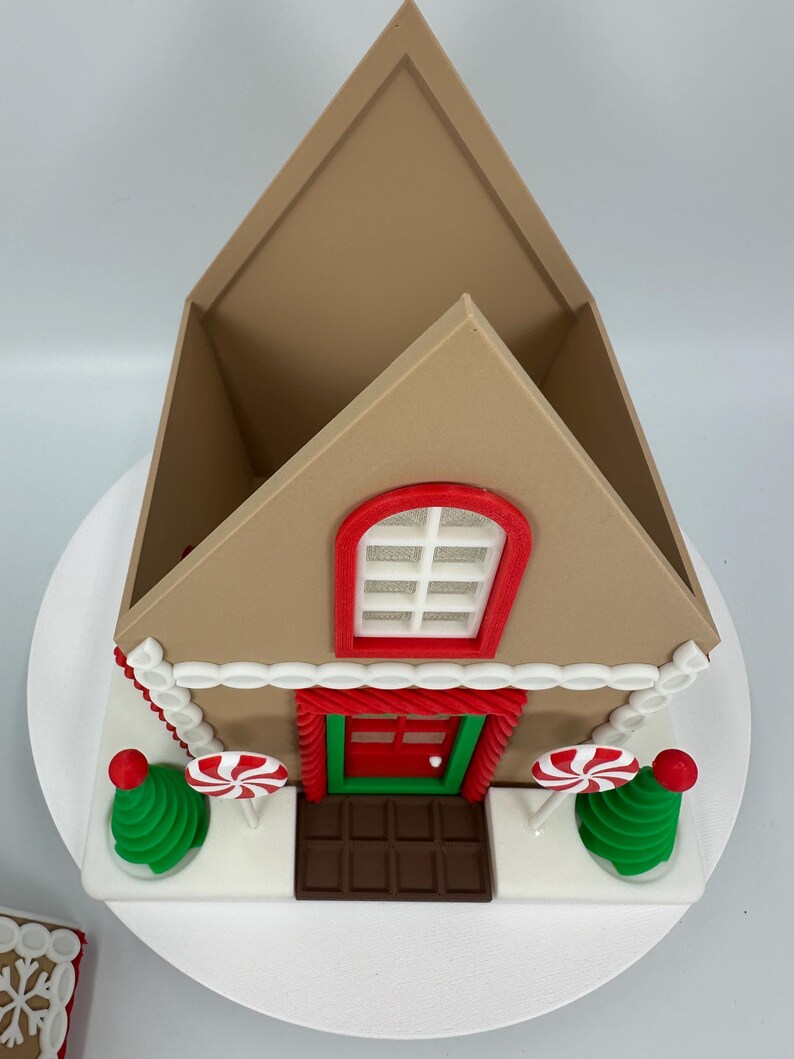 3d Printed Christmas Gingerbread House - Etsy