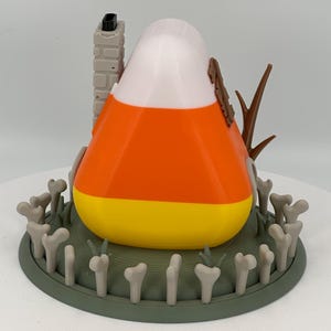 3D Printed Halloween Candy Corn Fairy House - Etsy
