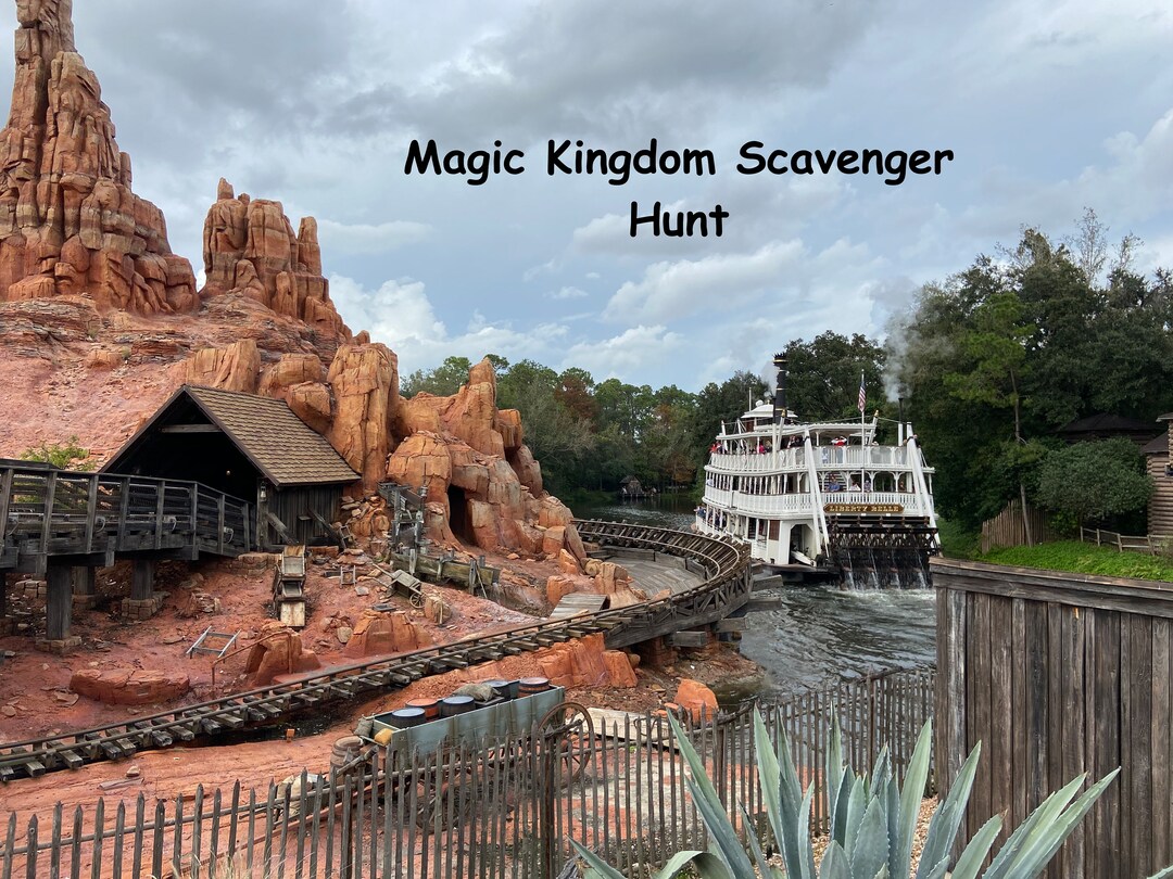 Magic Kingdom Scavenger Hunt - Etsy
