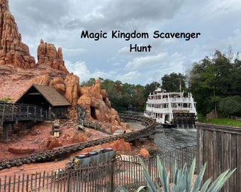 Printable Magic Kingdom Scavenger Hunt WDW Park PDF - Etsy