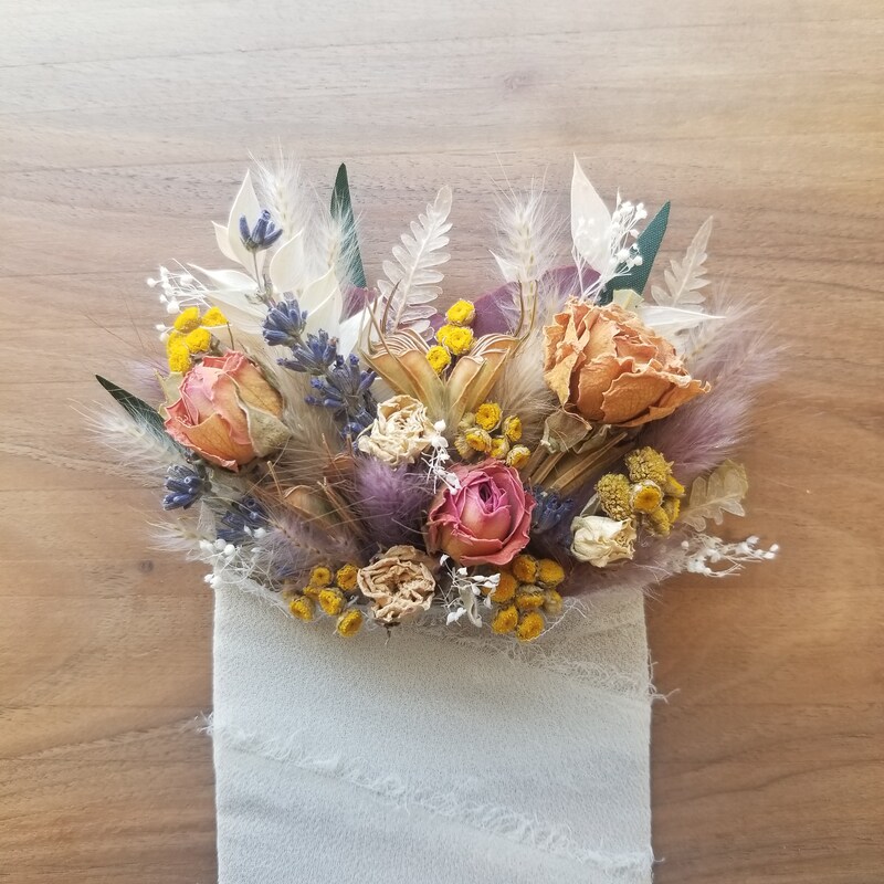 Pocket Square Boutonniere - Etsy