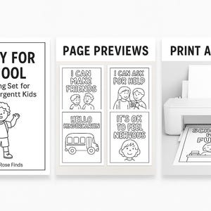 Ready for School – Printable Coloring Pages for Autistic ...