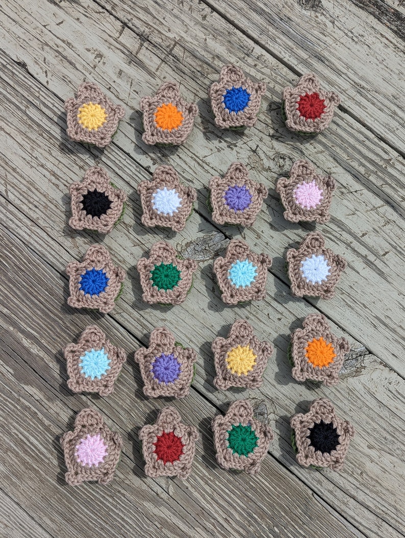 Crochet Turtle Memory Game - Etsy