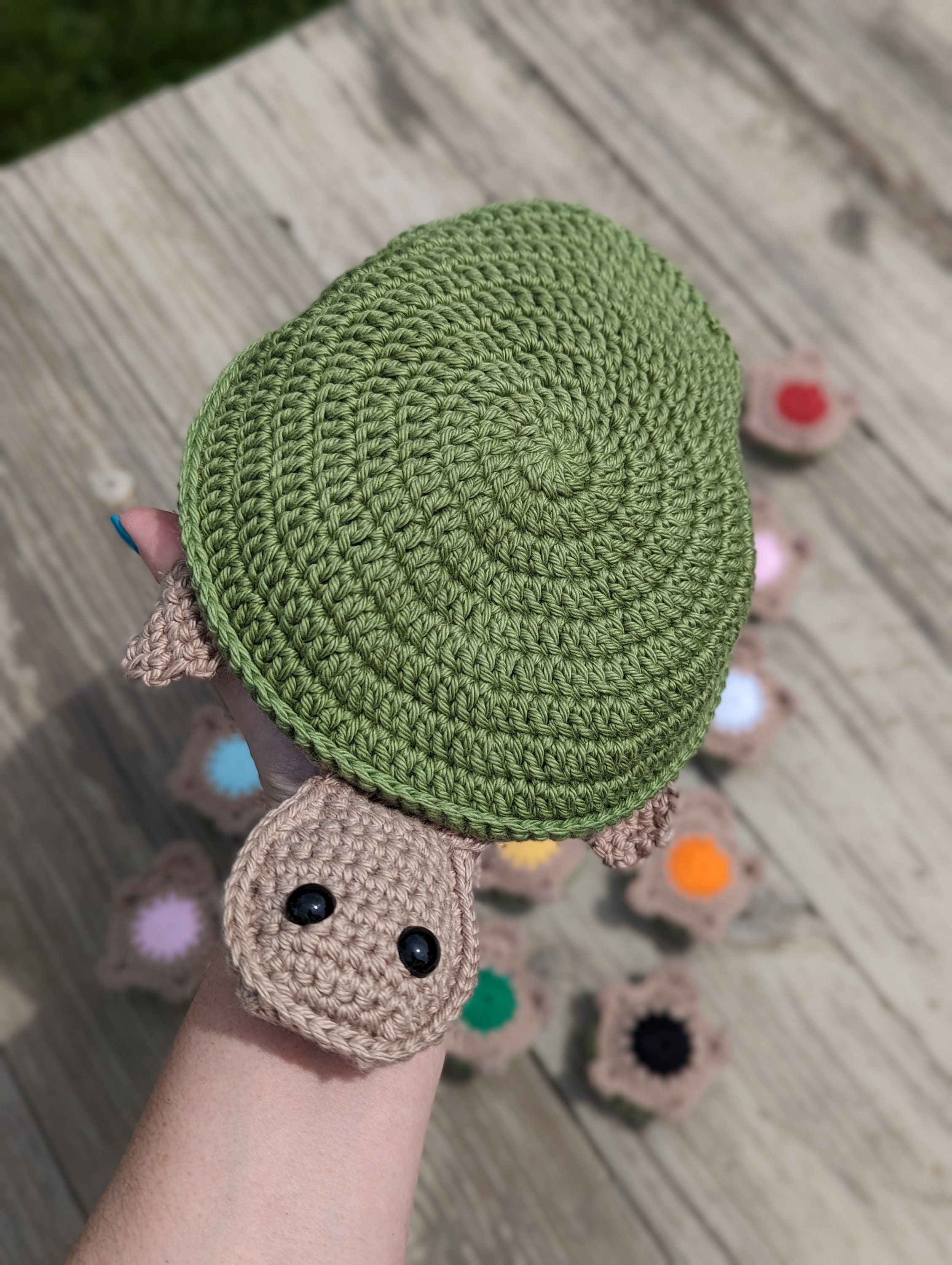 Crochet Turtle Memory Game - Etsy