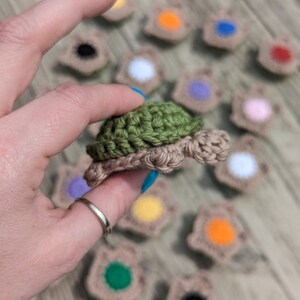 Crochet Turtle Memory Game - Etsy