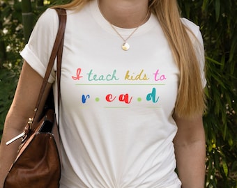 Teach Kids to Read Shirt - Etsy