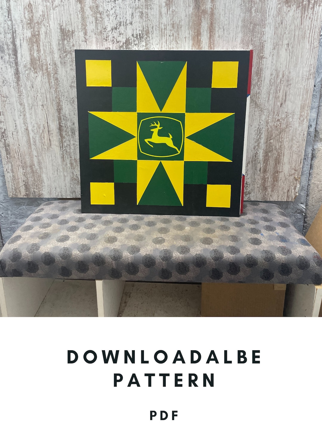 Tractor Barn Quilt Pattern, DIY Instructions (PDF Pattern) - Etsy