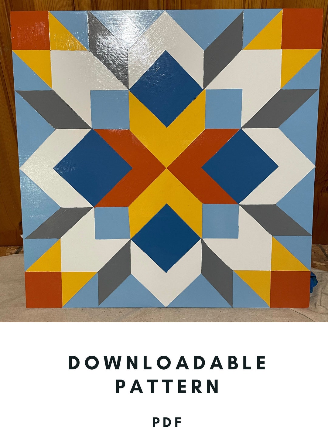 Barn Quilt Pattern, PDF Pattern, Barn Quilts, DIY Barn Quilt, Make a ...