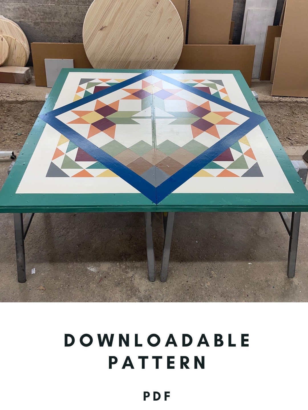 Flower Pot Barn Quilt Pattern: DIY Project (PDF Pattern) - Etsy