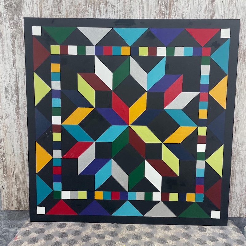 Carpenter Wheel Barn Quilt - Etsy