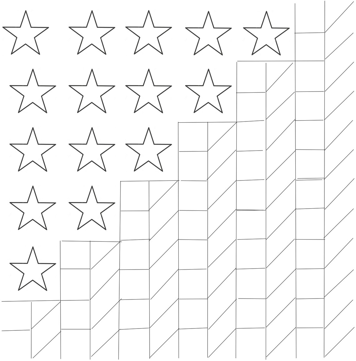 Waving Flag Barn Quilt Pattern DIY Barn Quilt Barn Quilt - Etsy