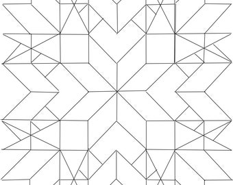 Broken Arrow Barn Quilt Pattern, PDF Pattern, Barn Quilts, DIY Barn ...