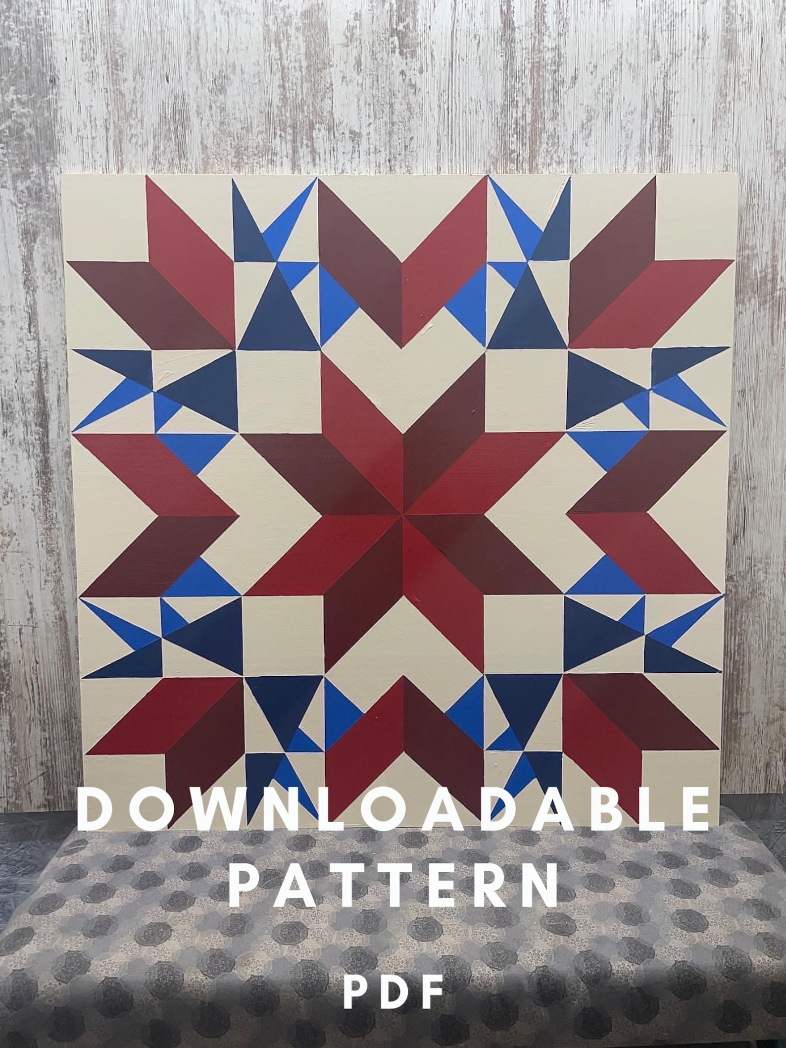 Broken Arrow Barn Quilt Pattern, DIY Barn Quilt (PDF Pattern) - Etsy