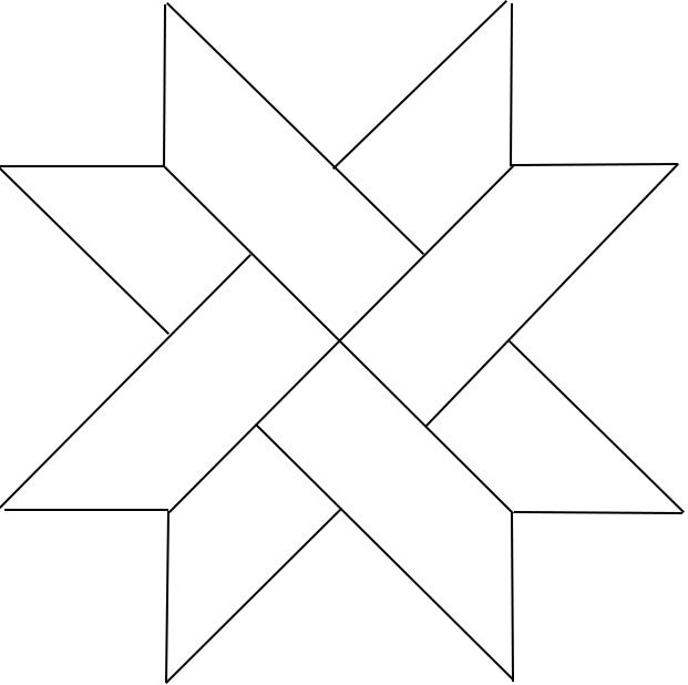 Woven Star Barn Quilt Pattern: DIY Yard Art (paper Pattern) - Etsy