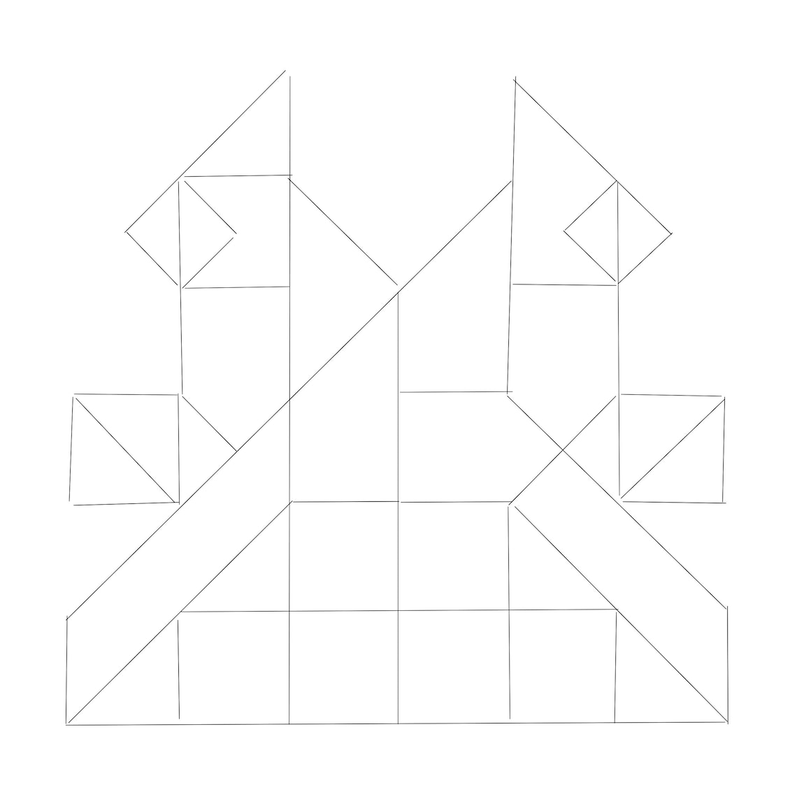 Cardinals Barn Quilt Pattern DIY Barn Quilt Barn Quilt - Etsy