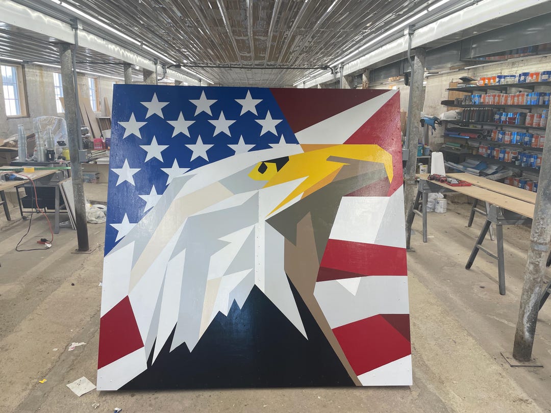 Eagle Barn Quilt Pattern, SVG Pattern, Barn Quilts, DIY Barn Quilt ...