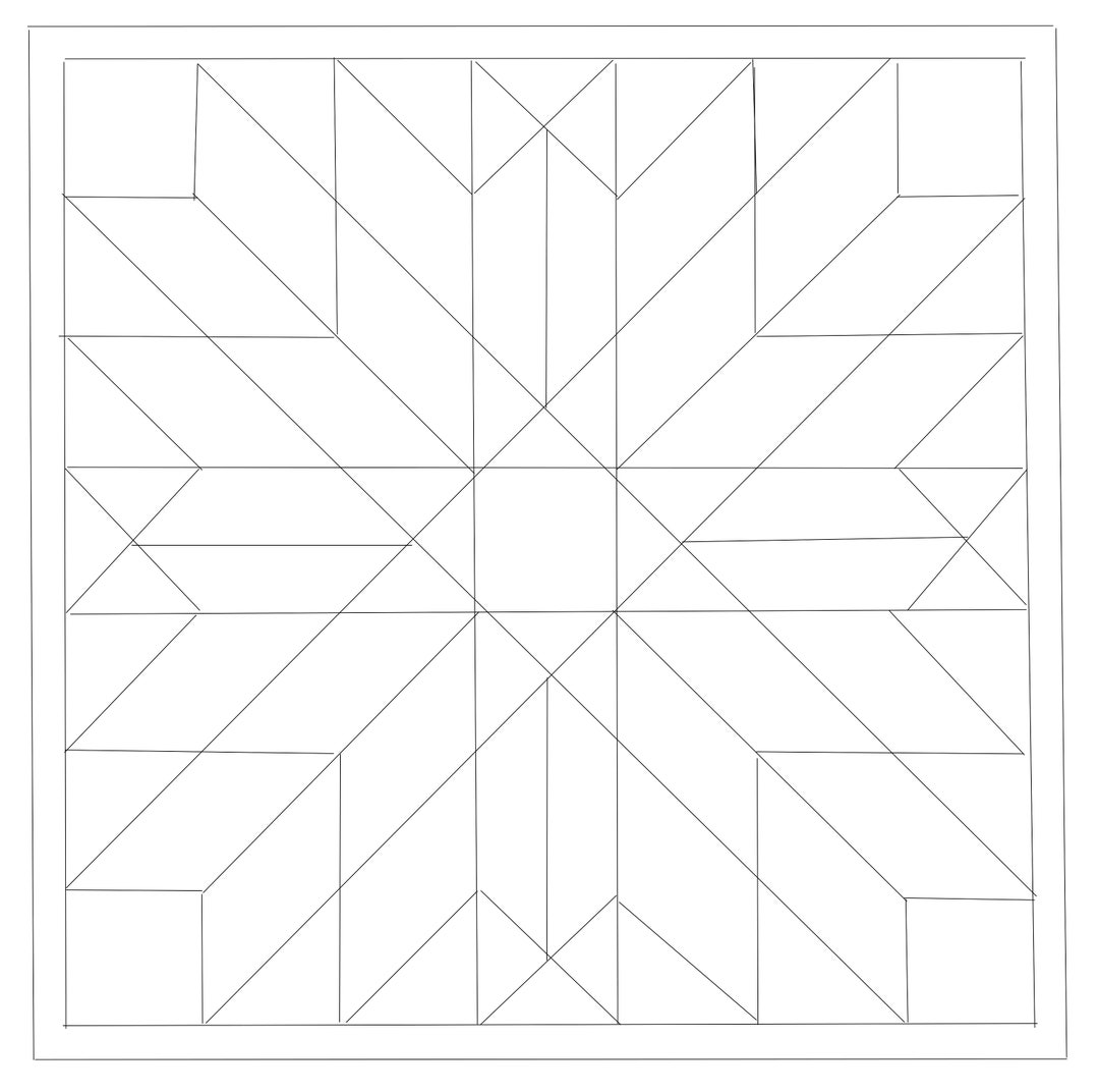 Crossing Paths Barn Quilt Pattern: DIY Yard Art - Etsy