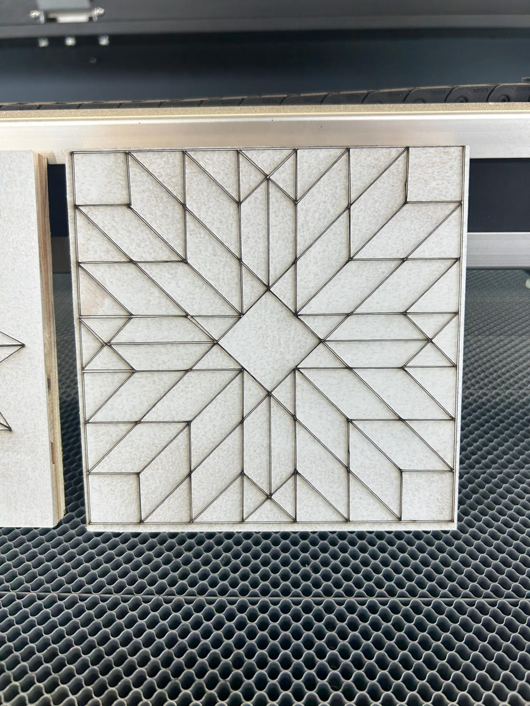 Laser Engraved Barn Quilt Pattern on MDO: Ready to Paint - Etsy