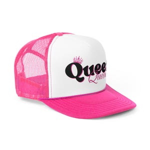 Queef Queen Trucker Caps Funny White Trash Hat Unhinged Trucker Hat ...