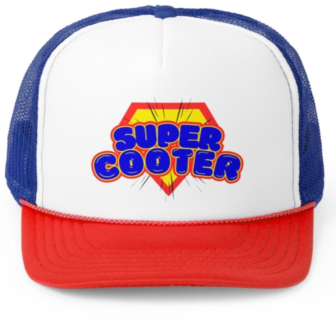 Super Cooter Funny Trucker Hat Unhinged and Inappropriate - Etsy