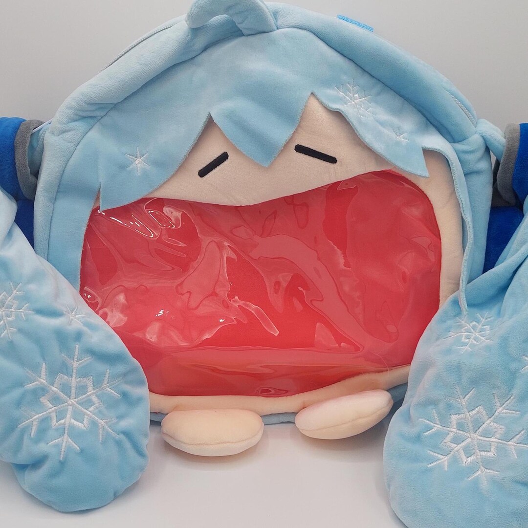 Adjustable Snow Hatsune Miku Vocaloid Ita Bag- Backpack Adjustable ...