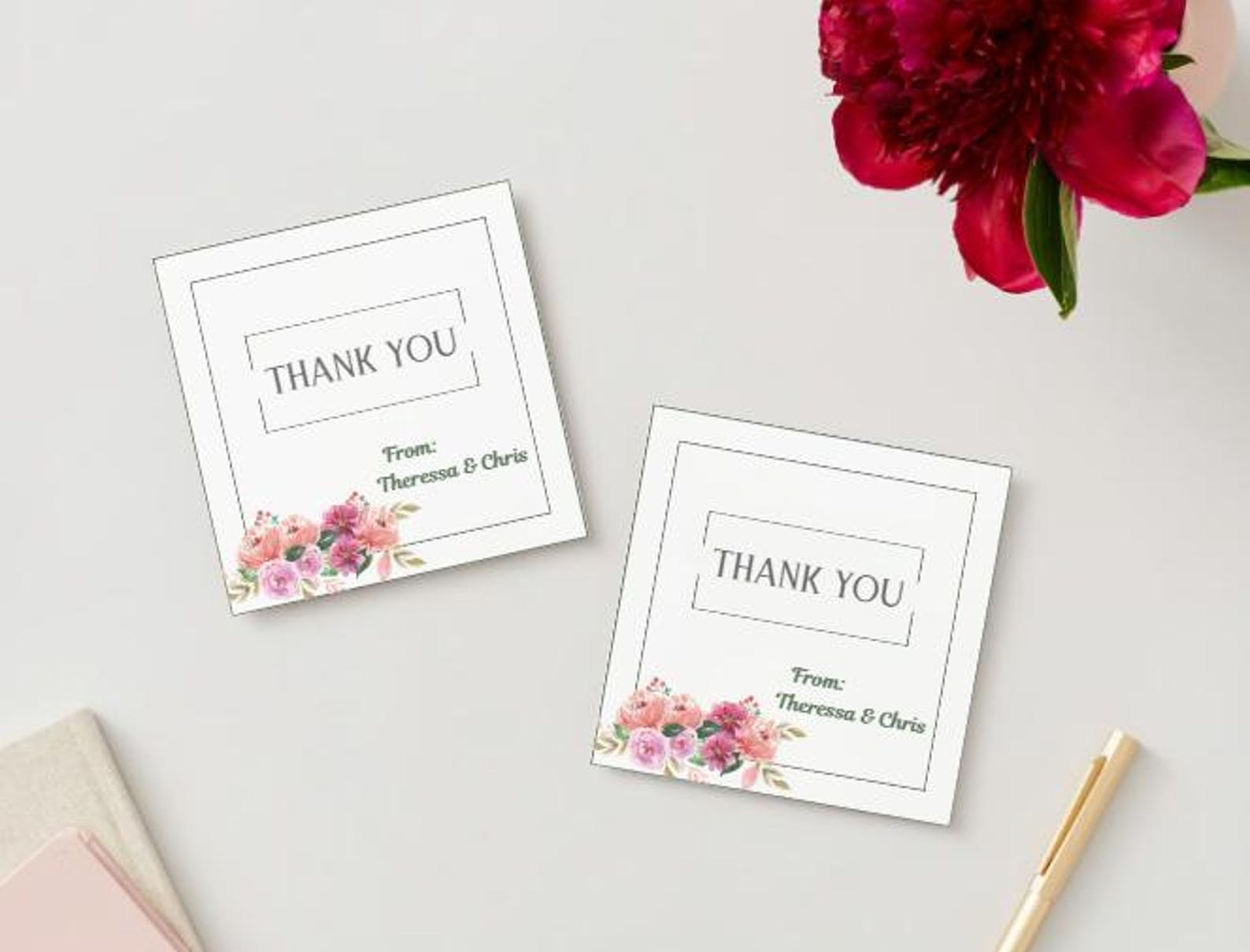 Digital Custom Stickers Thank You Stickers Jazakallah Khair Stickers ...