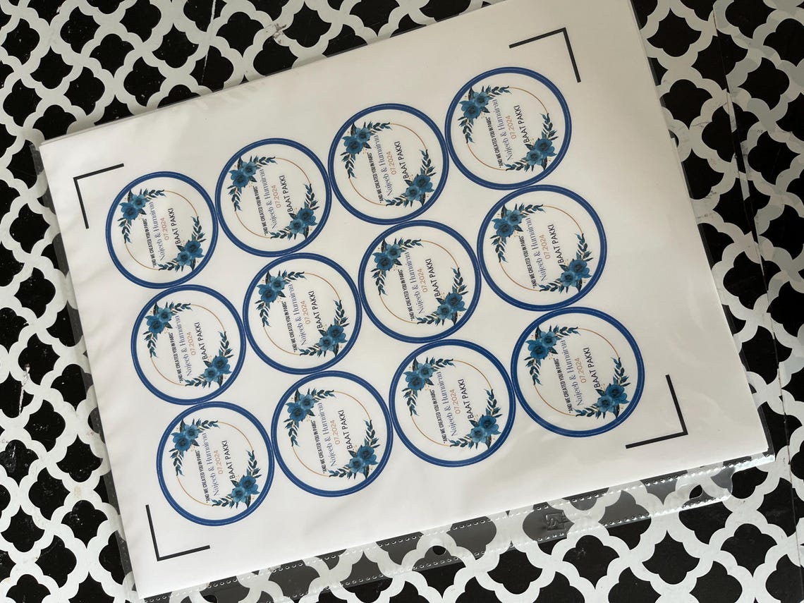 Digital Stickers- Stickers for Wedding-phera Stickers- Personalized ...