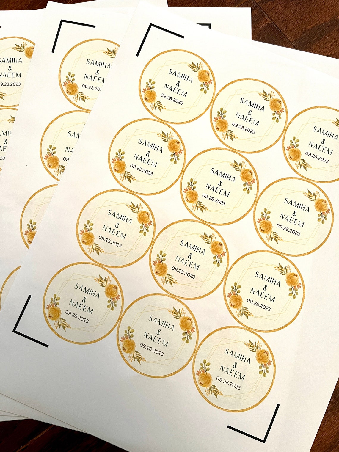 Personalised Dholki Stickers-custom Stickers-wedding Stickers-custom ...