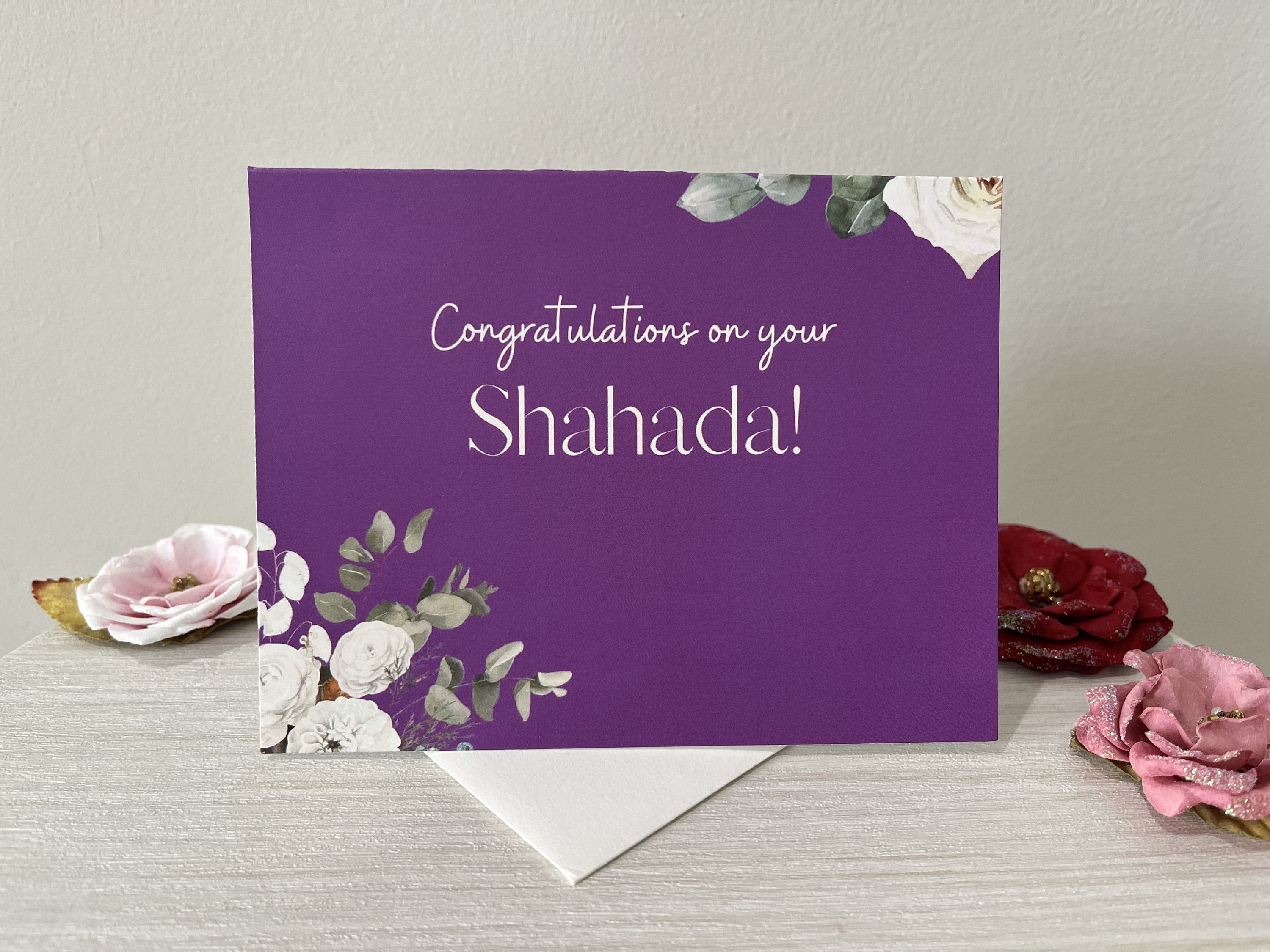 Islamic Cards/islamic Greeting Cards/shahada Cards -new Muslim Card - Etsy