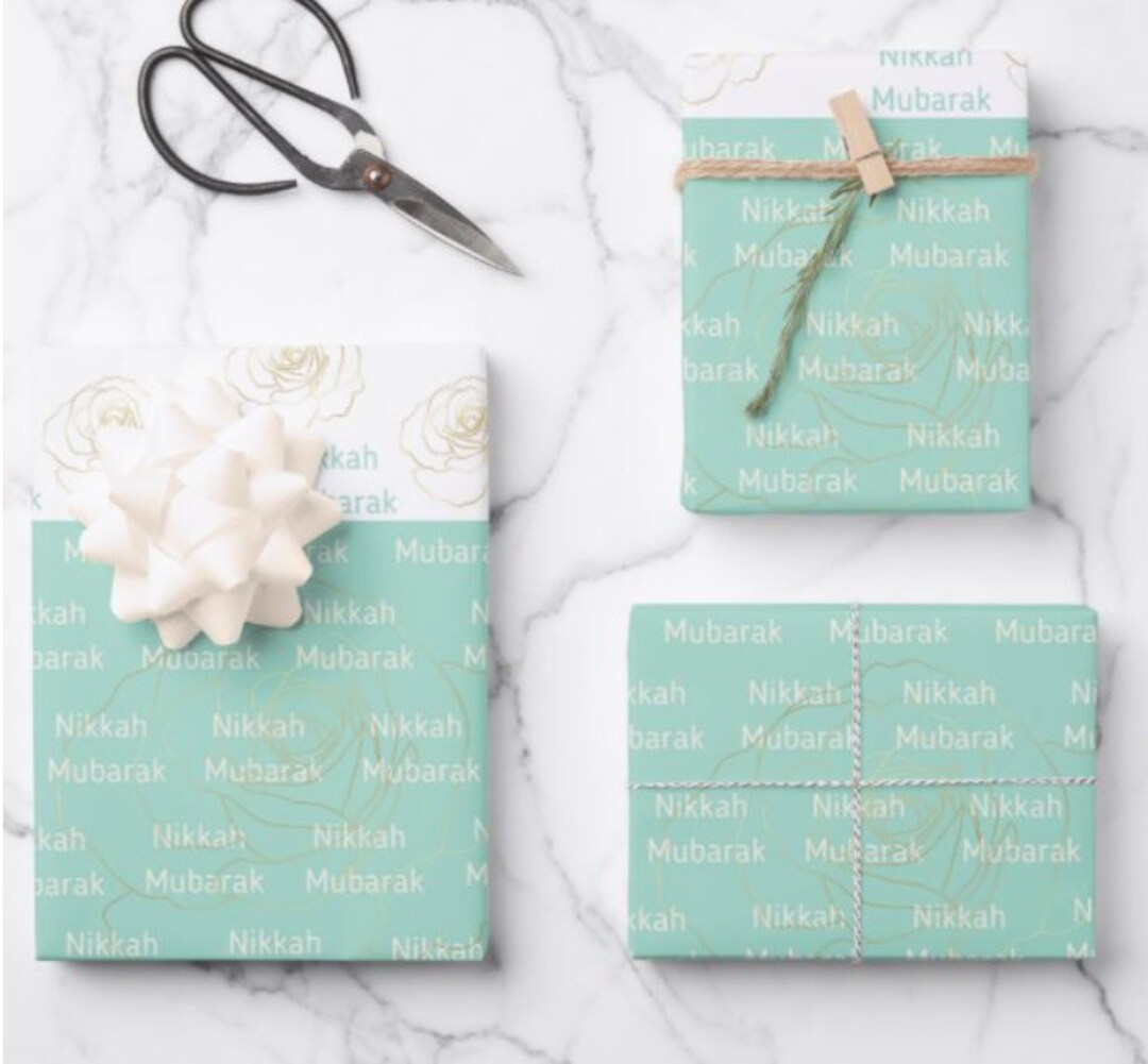 Nikah Gift Wrap/islamic Gift Wrap,nikkah Gifts,nikkah Gift, Nikkah ...