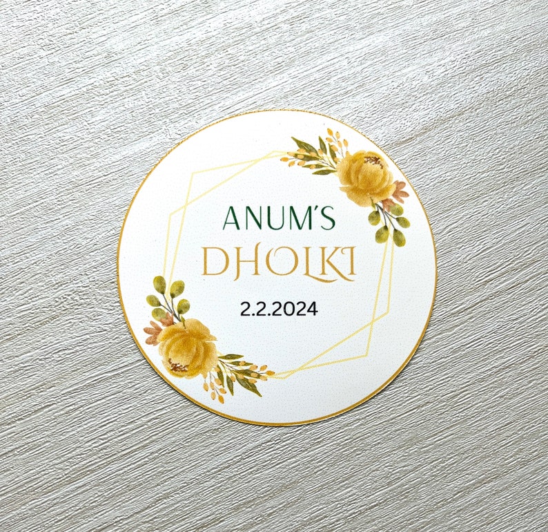 Personalised Dholki Stickers-custom Stickers-wedding Stickers-custom ...