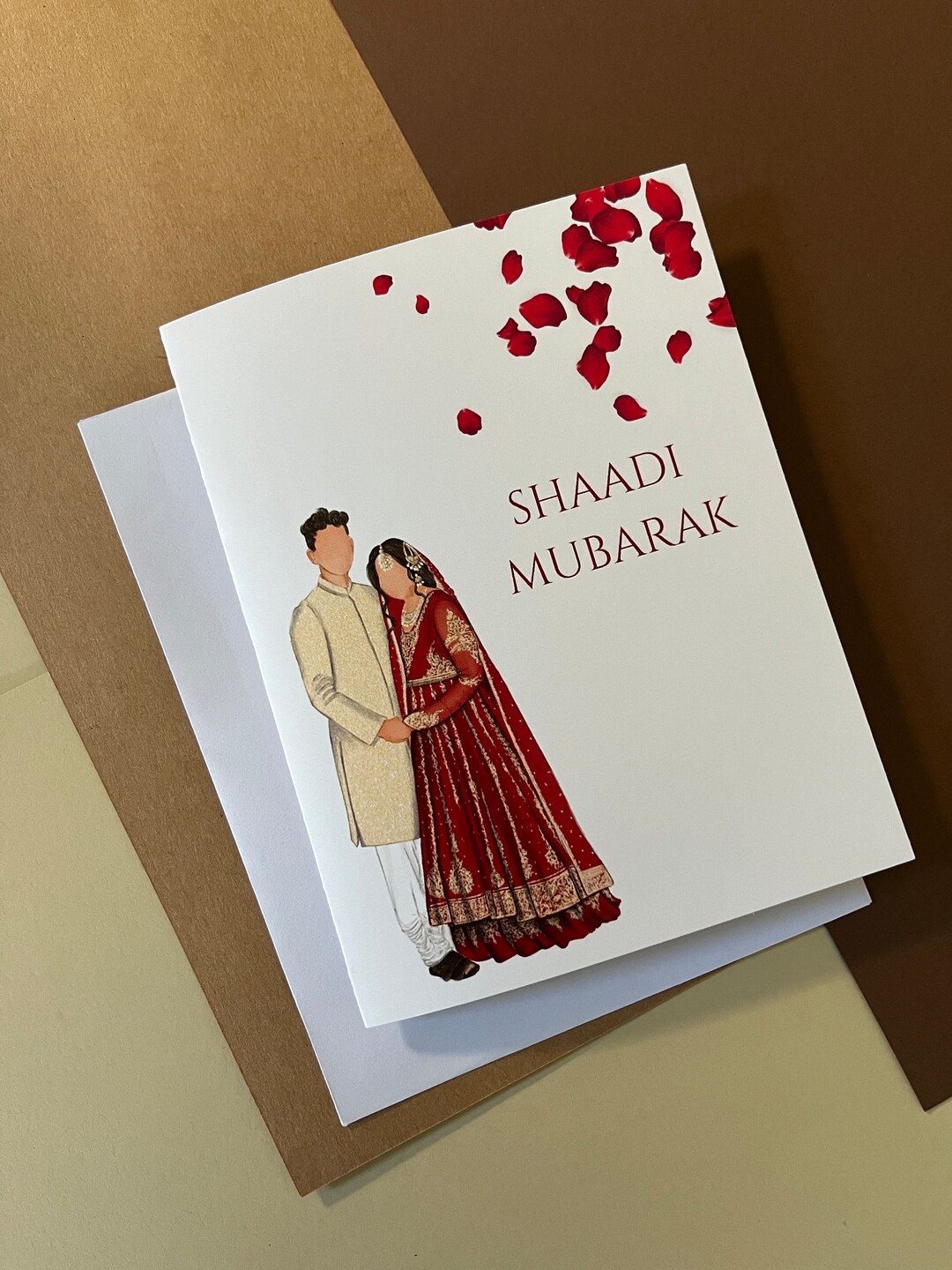 Shaadi Mubarak Greeting Card | Muslim, Pakistani, Indian, South Asian ...