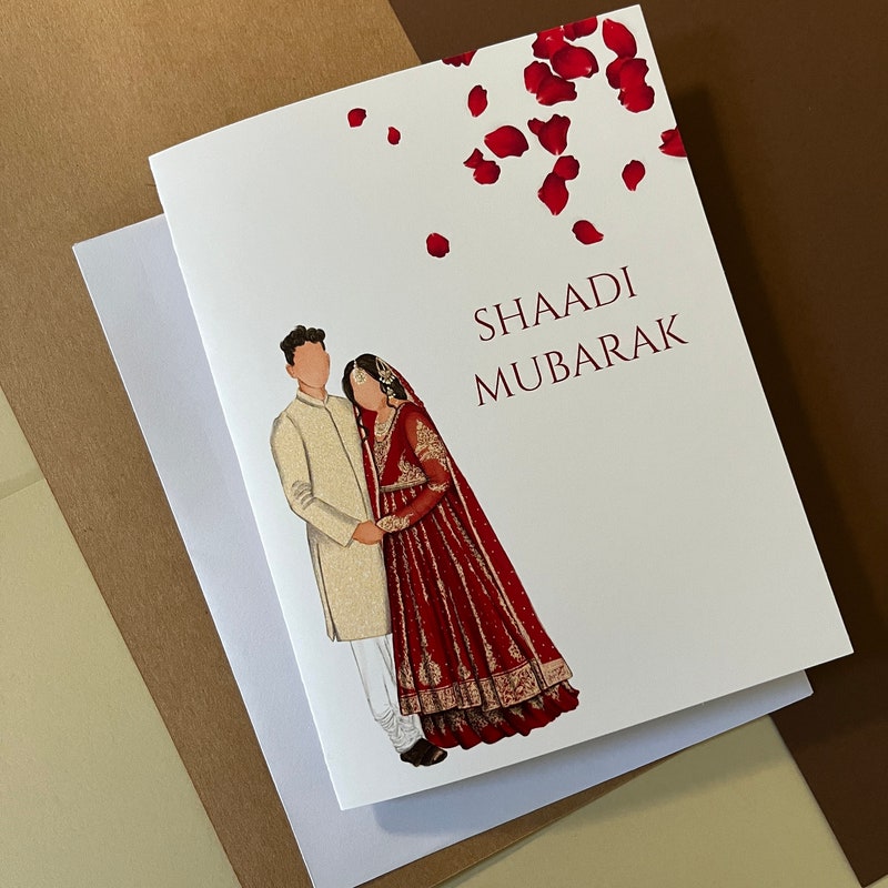 Pakistani Wedding Card - Etsy