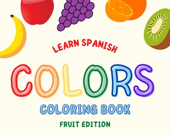 Learn Spanish Alphabet Coloring Book/pages Animal Edition - Etsy