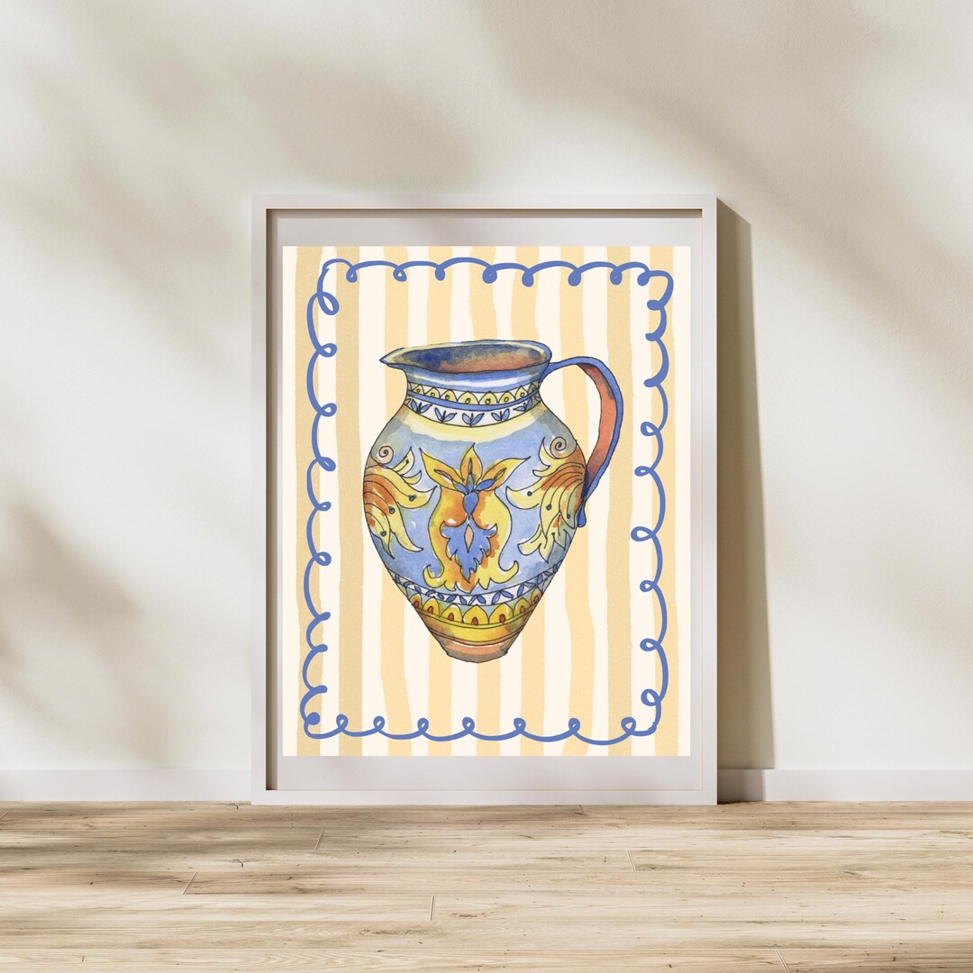 Digital Download, Vase/pottery Art Print, Gallery Wall, Print Sets ...