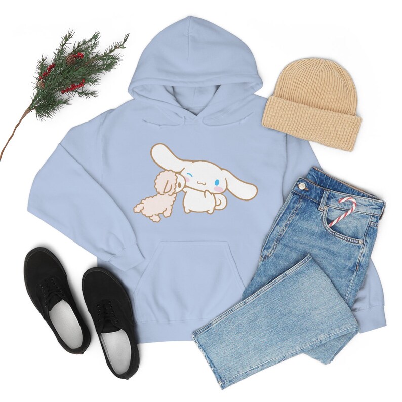 Cinnamoroll Cute Kawaii Japanese Hoodie Unisex Adorable Light Blue and ...