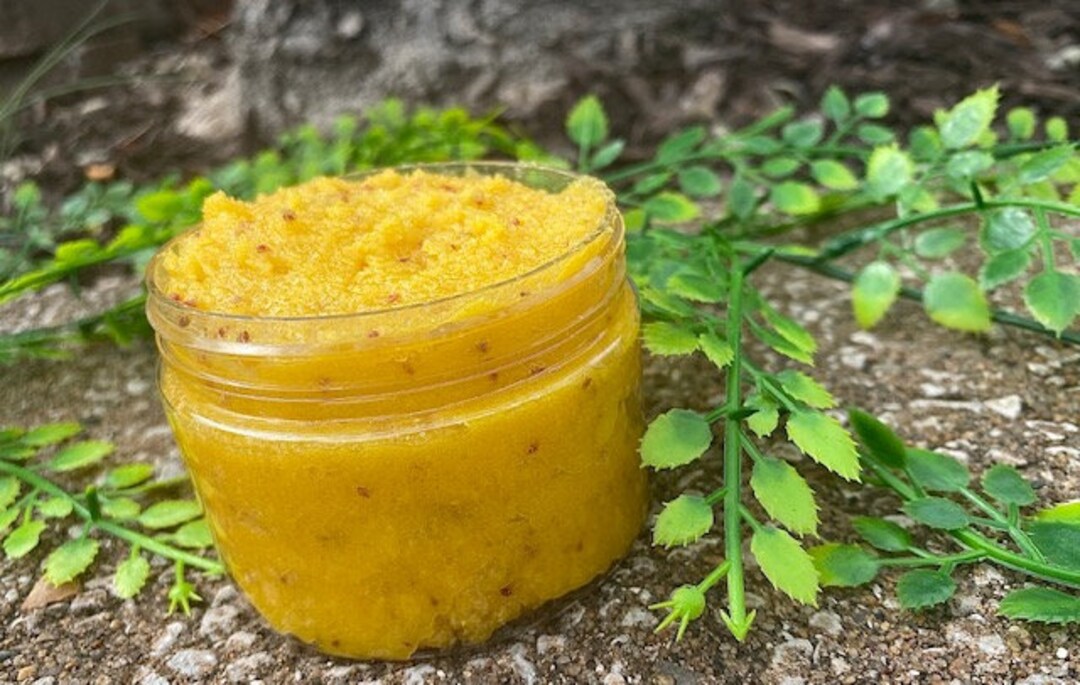 All Natural Turmeric Brightening Sugar Scrub - Etsy