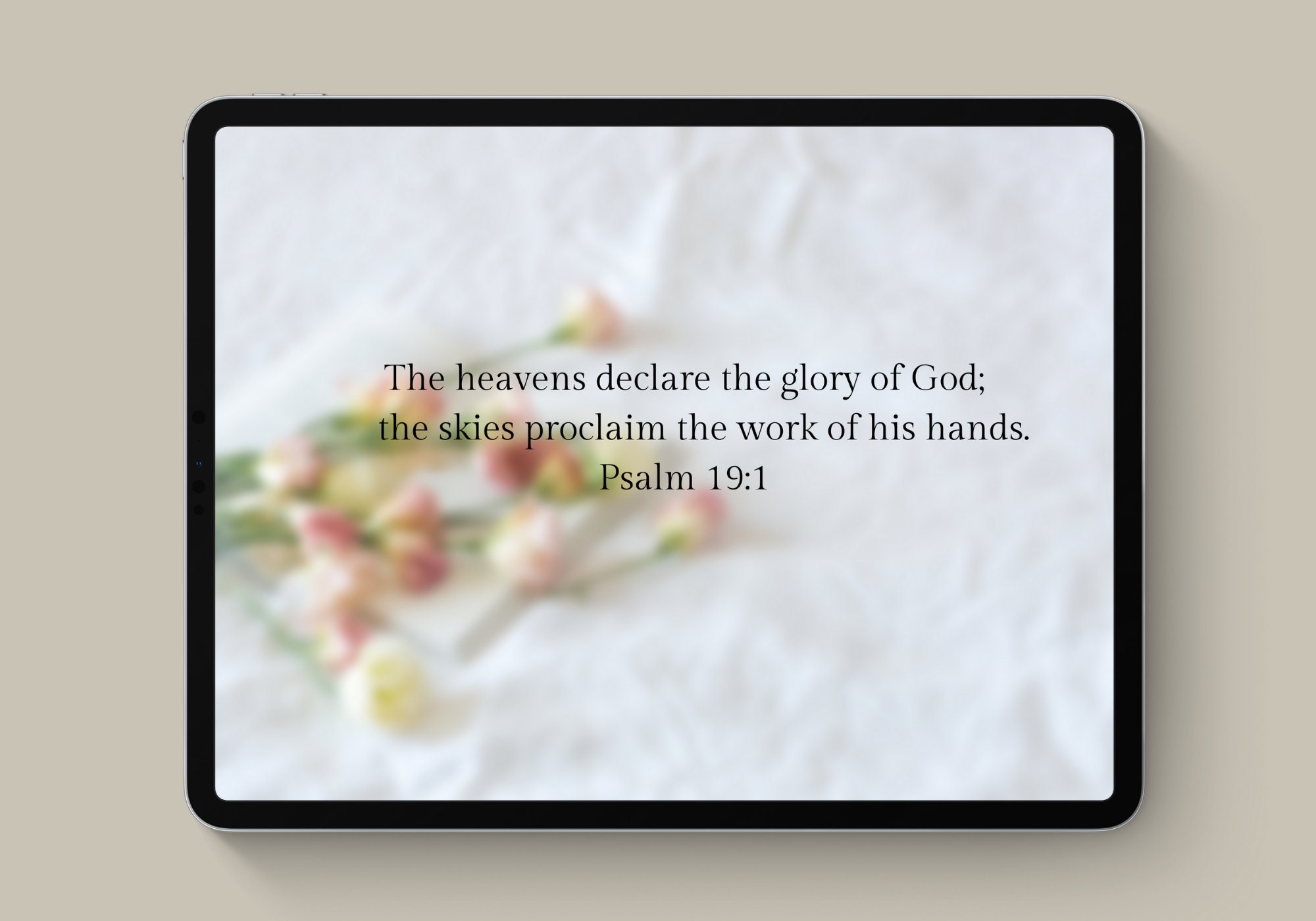 Christian iPad Wallpaper, Bible Verse iPad Background, Psalms Wallpaper ...