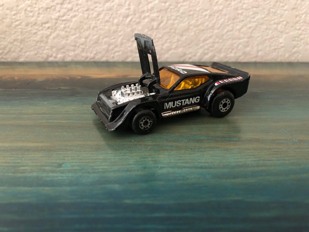 Black Ford Mustang Matchbox Die-cast Toy - A Classic Collectible! 1983 ...