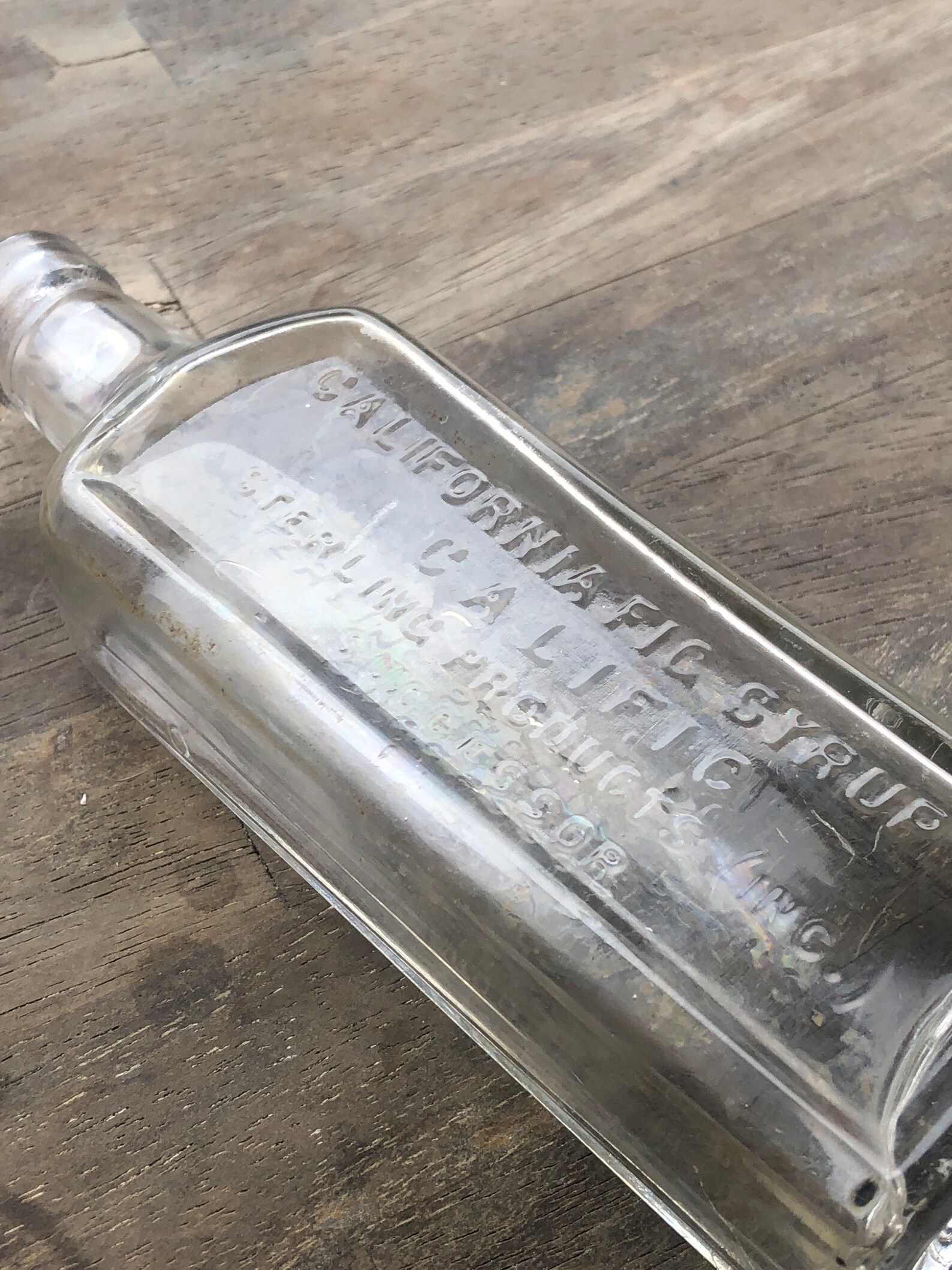 California Fig Syrup Antique Bottle - Etsy