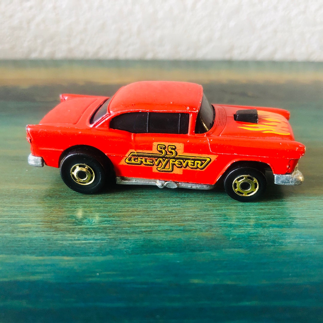 Hot Wheels ‘55 Chevy Fever Mattel Toy Die-cast Car - Etsy