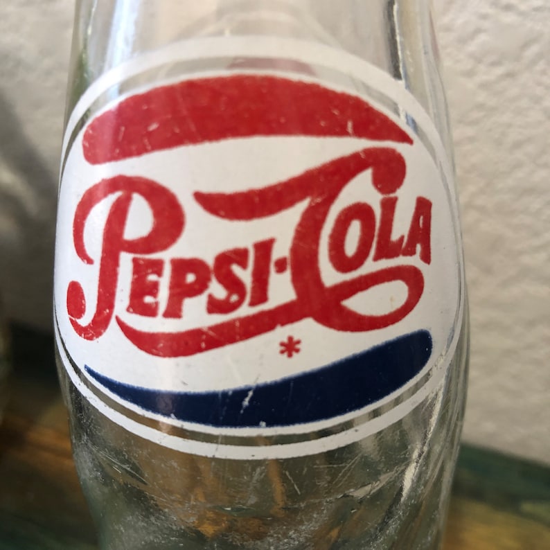 Vintage 1950s Pepsi-cola Bottle, Mexico, Soda Pop Collectible - Etsy
