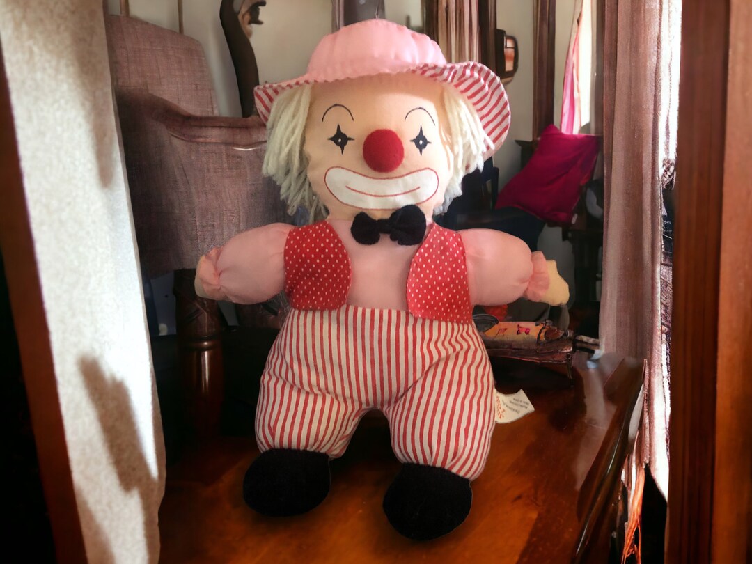 Sugar Loaf Creations Inc. Stuffed Clown Vintage Collectible - Etsy