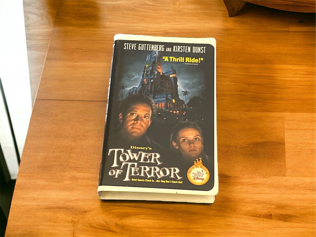 Tower of Terror Video A Thrill Ride VHS Video Cassette Tape Black ...