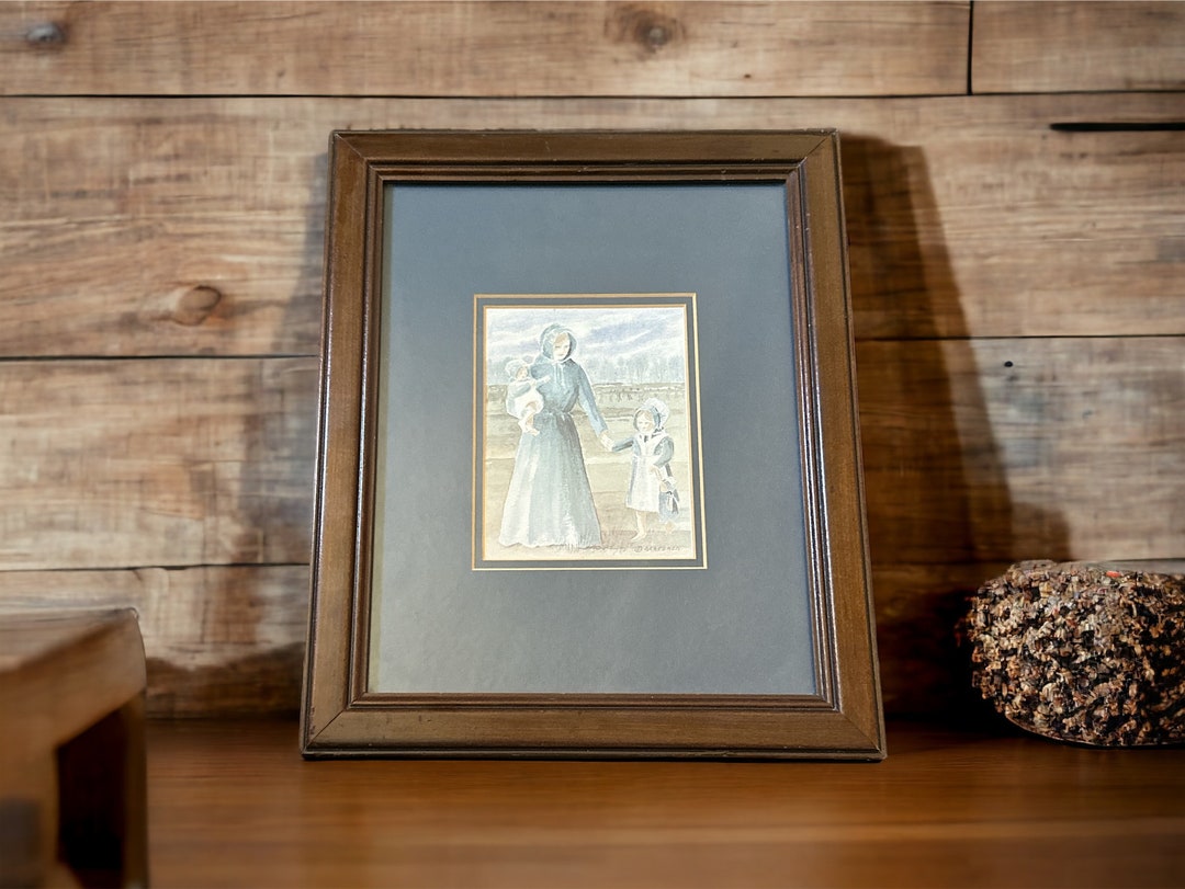 Diane Graebner Amish Watercolor Print - Signed and Studio-sold Gem From ...