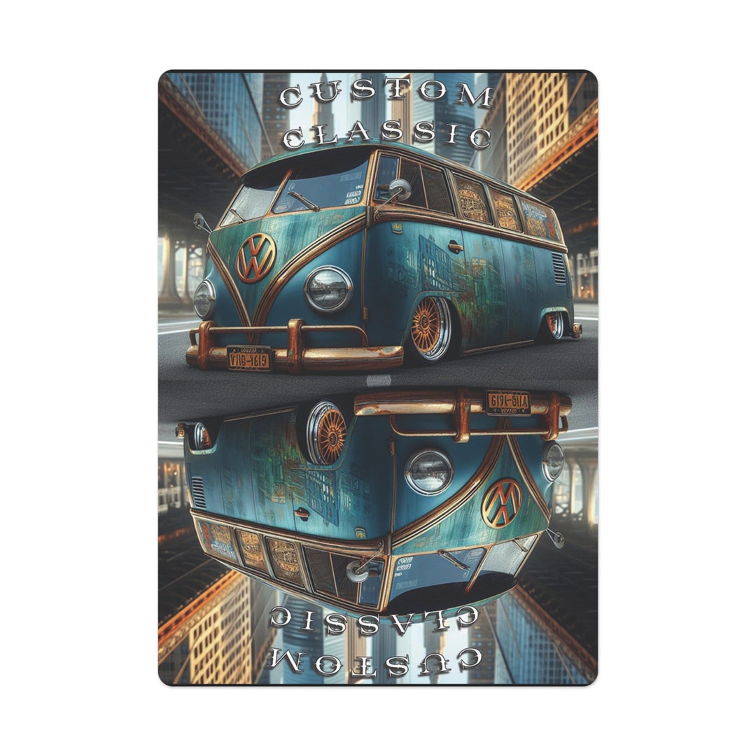 Custom Volkswagen Bus Playing Cards 54 Card Deck With Jokers - Etsy