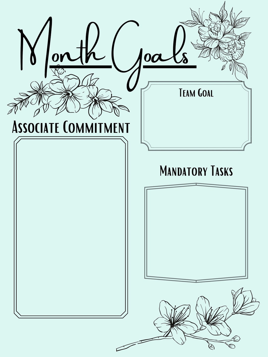 Employee Month Goal - Etsy