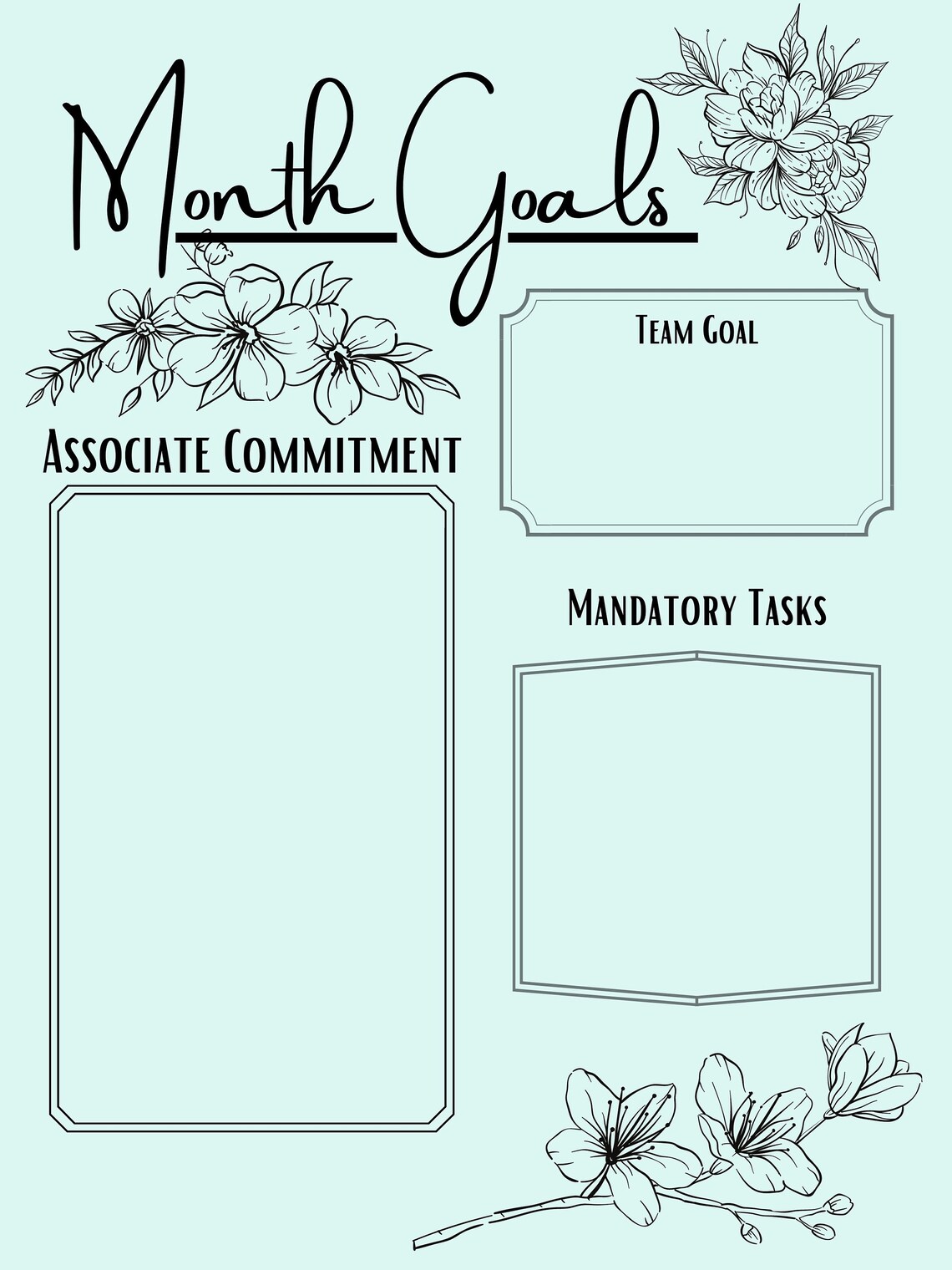 Employee Month Goal - Etsy