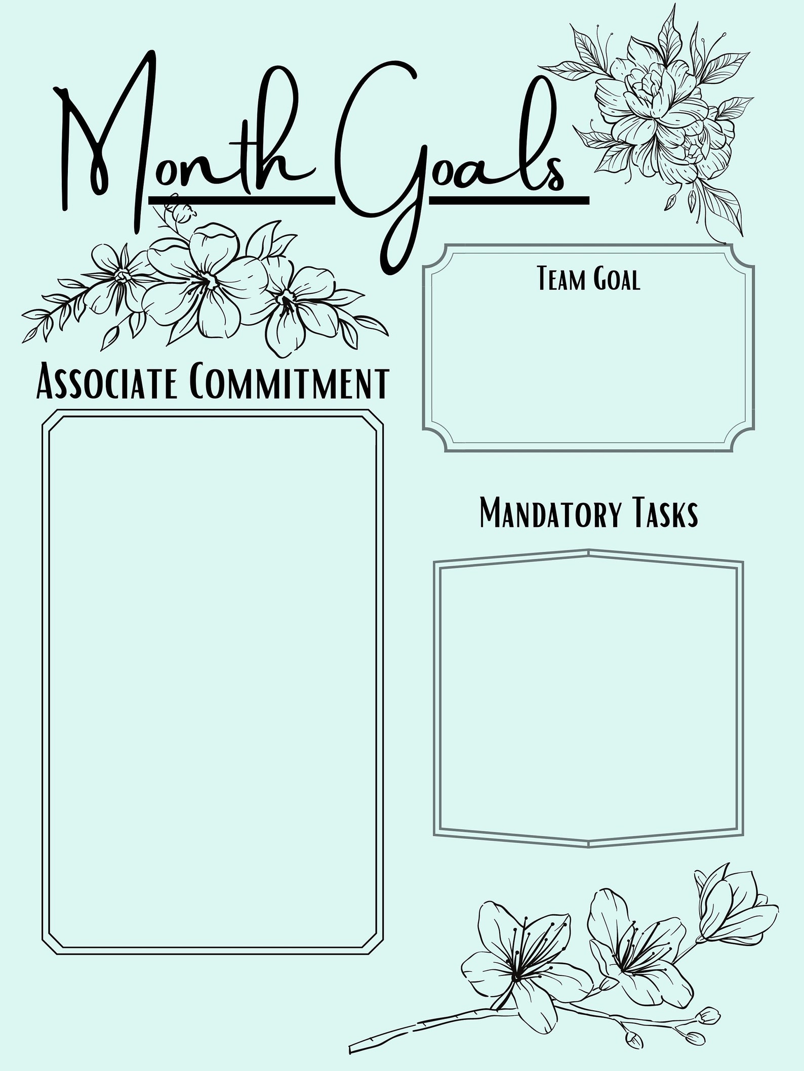 Employee Month Goal - Etsy