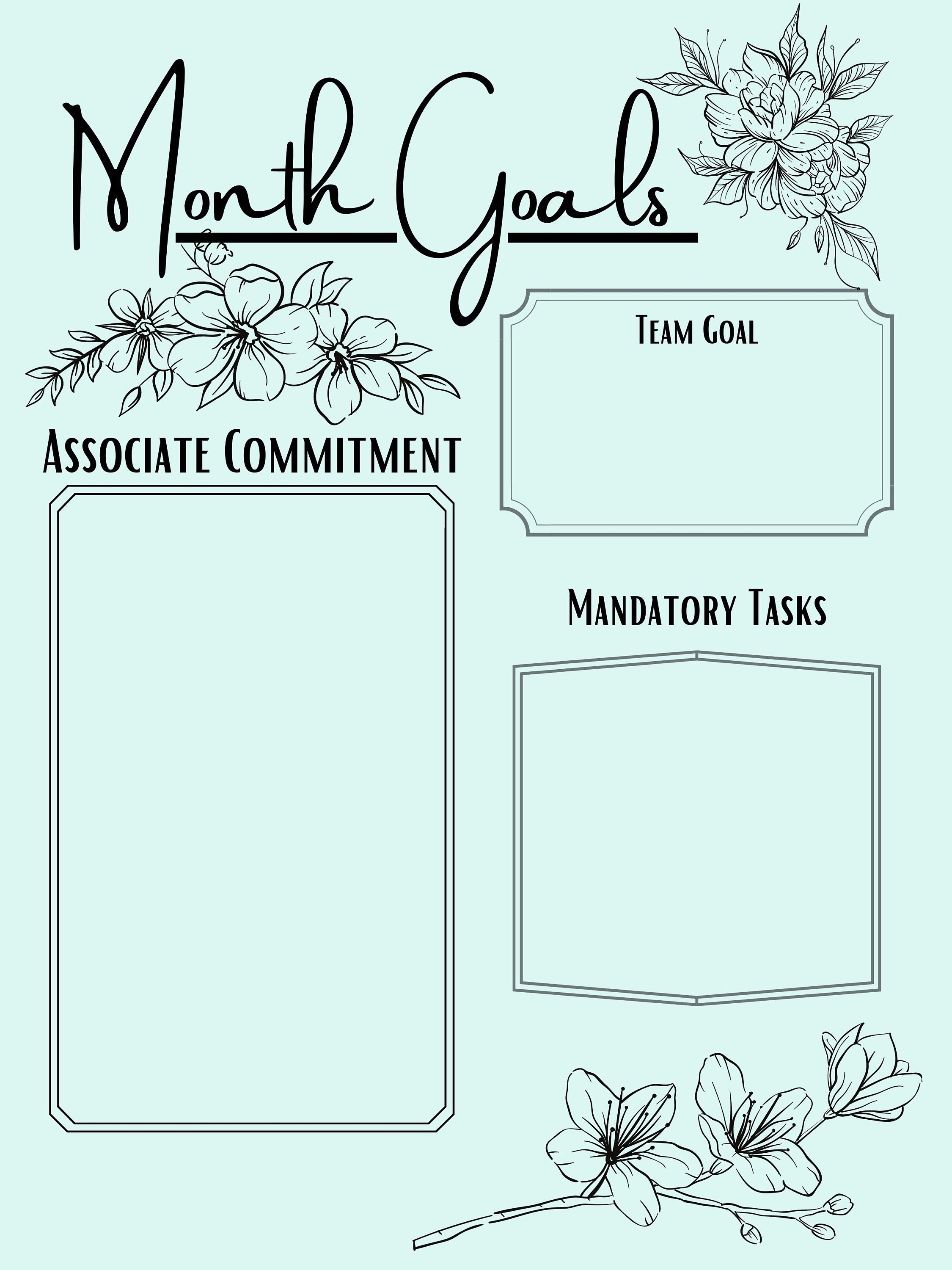 Employee Month Goal - Etsy